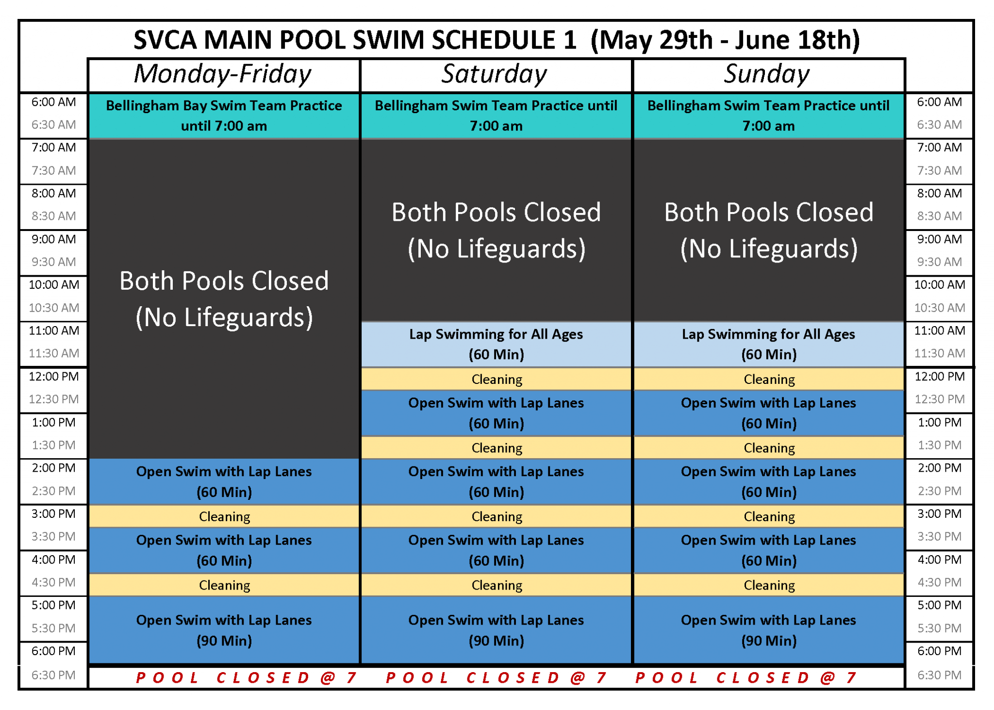 Schedule an Appointment to swim in the Main Pool! - Sudden Valley ...